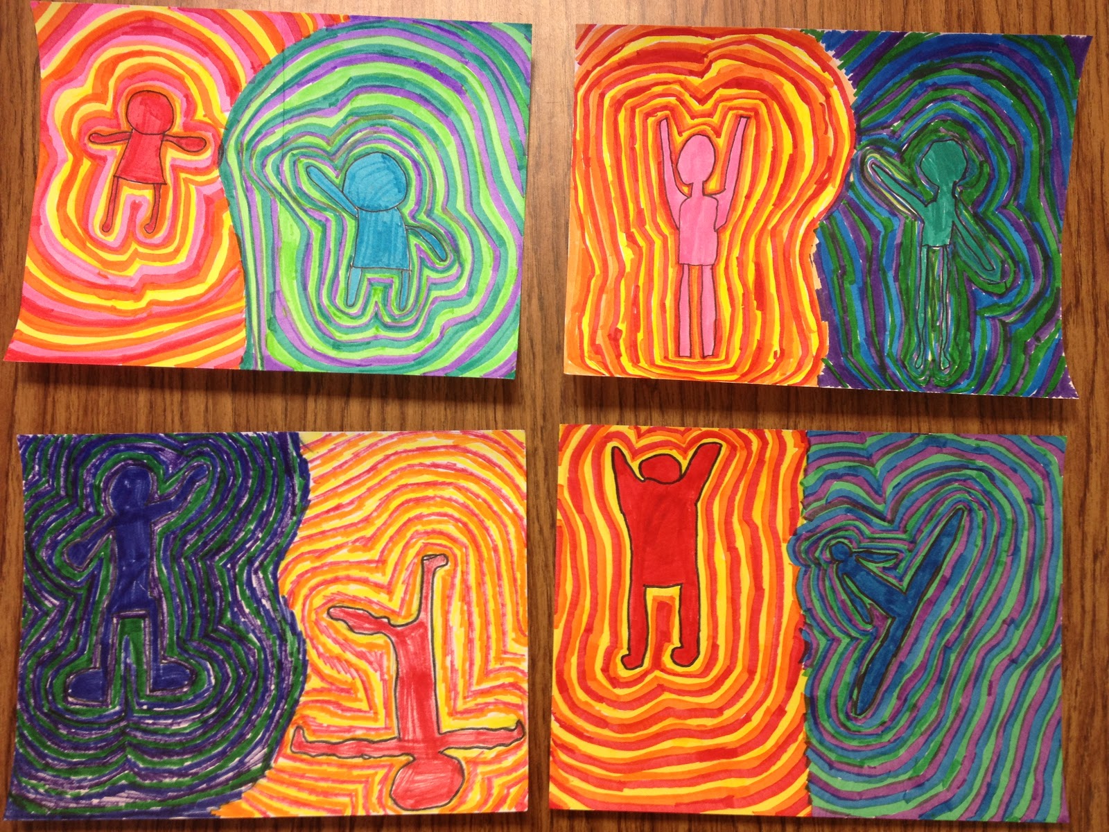 Color Me Michelle: Keith Haring: 4/5th Grade